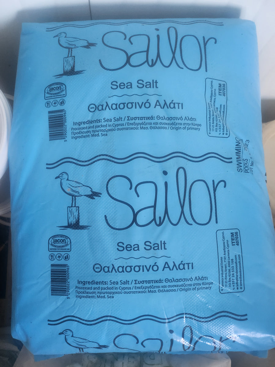 SAILOR ΘΑΛΑΣΣΙΝΟ ΑΛΑΤΙ ΠΙΣΙΝΑΣ 20kg – Trioval Ltd Cyprus